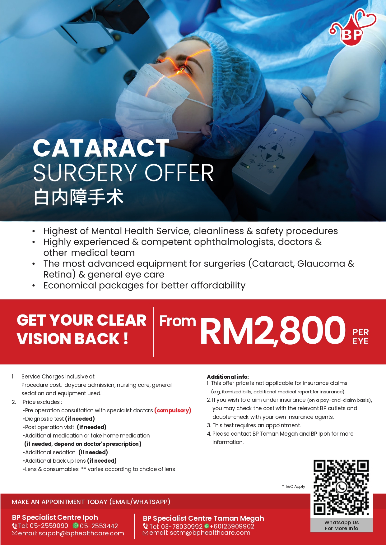 Cataract Surgery Services – BP Healthcare